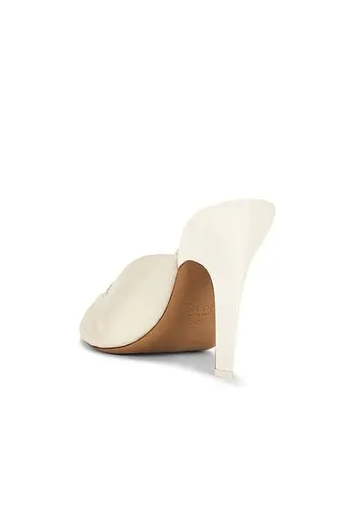 Chloé Suzie Open Toe Mule - Soft Ivory