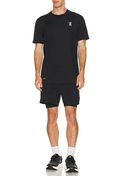 On Train 2-in-1 Shorts - Black