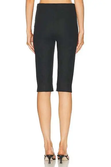 L'academie Linen Capri Pant