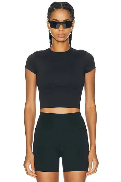NIKESKIMS Nike X Skims Matte Corset Short Sleeve Crop Top