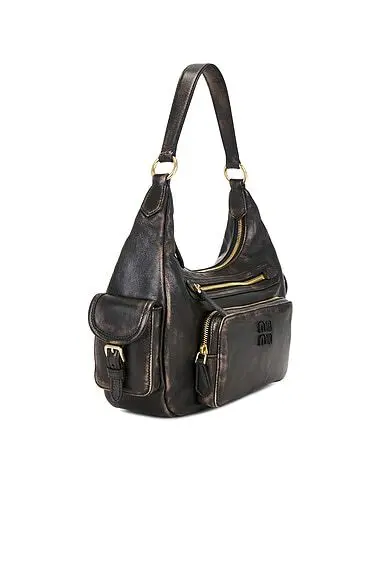 Miu Miu Nappa Old Shoulder Bag