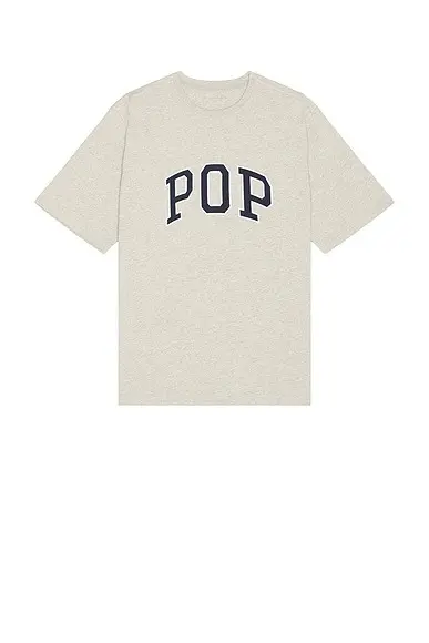 POP TRADING COMPANY Arch Tee - Grey Heather
