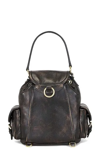 Miu Miu Lambskin Leather Backpack