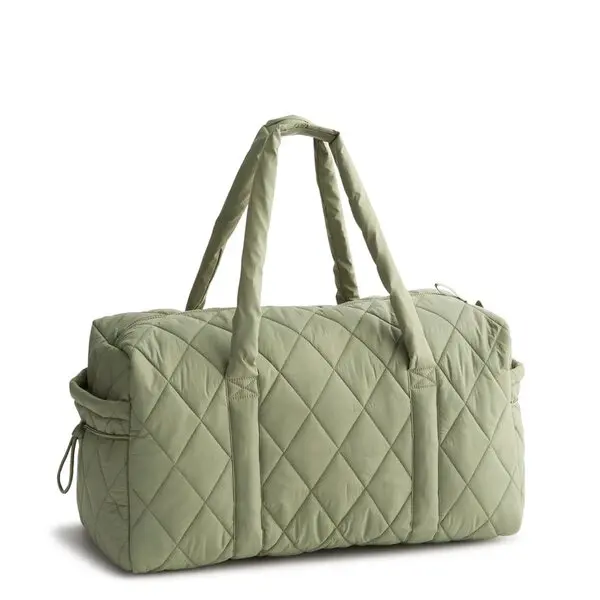 VERA BRADLEY Large Original Duffel Bag In Deep Lichen