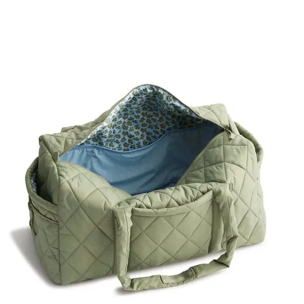 VERA BRADLEY Large Original Duffel Bag In Deep Lichen