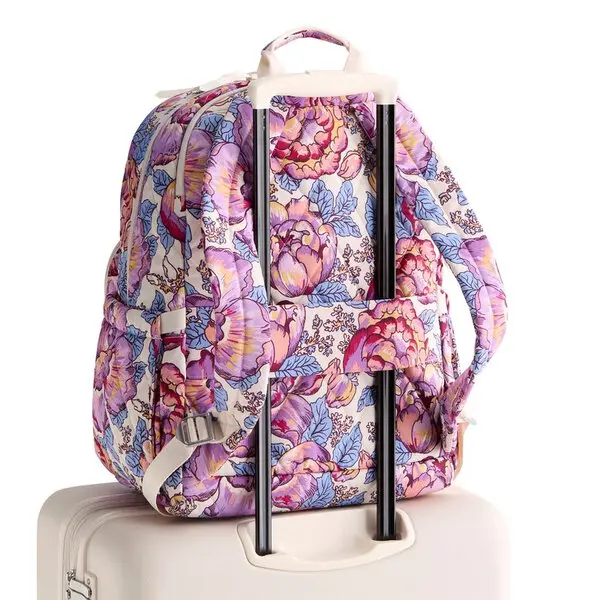 VERA BRADLEY Large Bancroft Backpack In Cabbage Roses