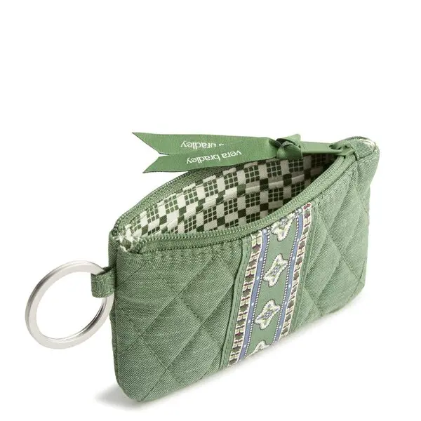 VERA BRADLEY Zip Id Pouch W/breakaway Lanyard - Green