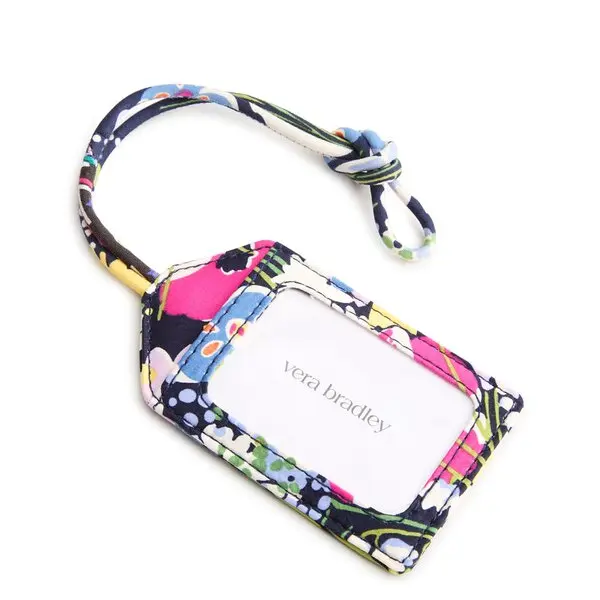 VERA BRADLEY Luggage Tag In Poppy Fields - Blue