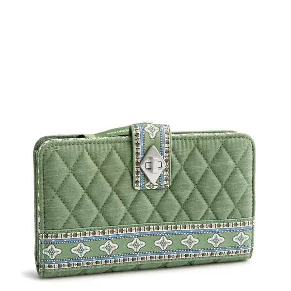 VERA BRADLEY Turnlock Wallet