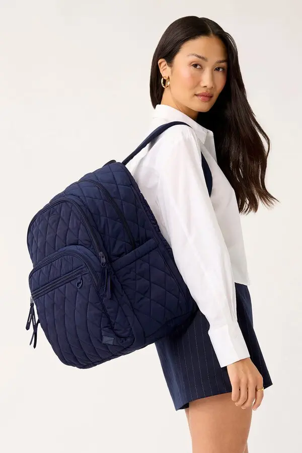 VERA BRADLEY Xl Bancroft Backpack In Peacoat