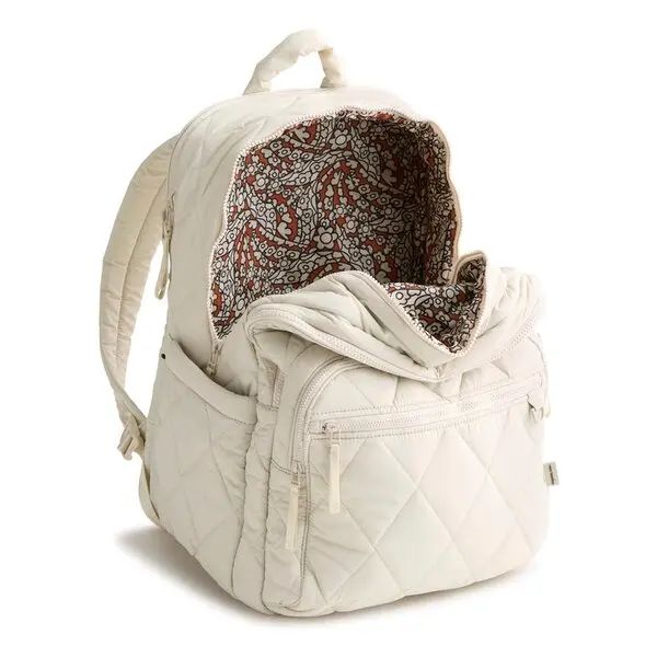 VERA BRADLEY Xl Bancroft Backpack In Pumice Stone