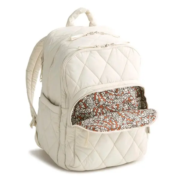 VERA BRADLEY Xl Bancroft Backpack In Pumice Stone