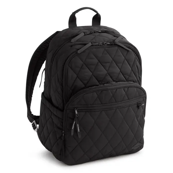 VERA BRADLEY Large Bancroft Backpack In Moonless Night - Black
