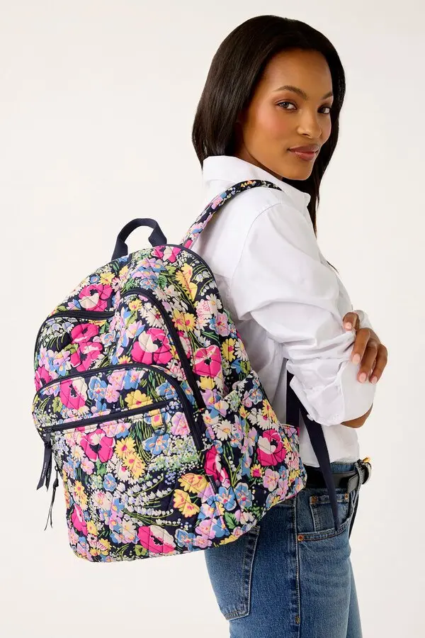 VERA BRADLEY Bancroft Backpack In Poppy Fields