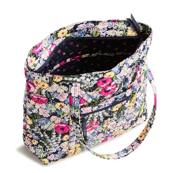 VERA BRADLEY Original Tote Bag In Poppy Fields