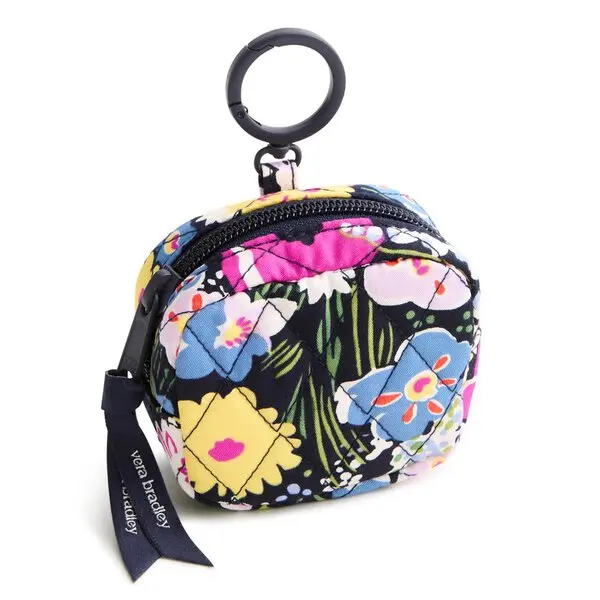 VERA BRADLEY Zip Earbud Bag Charm In Poppy Fields