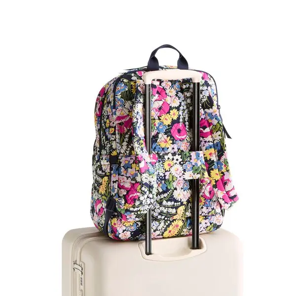 VERA BRADLEY Large Bancroft Backpack In Poppy Fields