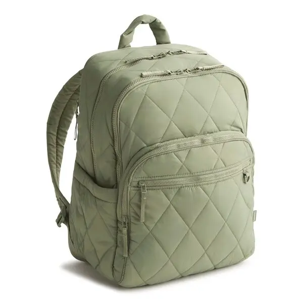VERA BRADLEY Large Bancroft Backpack In Deep Lichen - Green