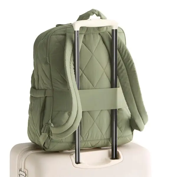VERA BRADLEY Large Bancroft Backpack In Deep Lichen