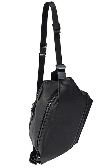 COTE & CIEL Isarau Leather Cross Body Bag - Agate Black