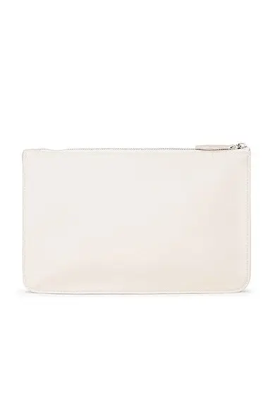TOTEME Threefold Satin Clutch - Champagne