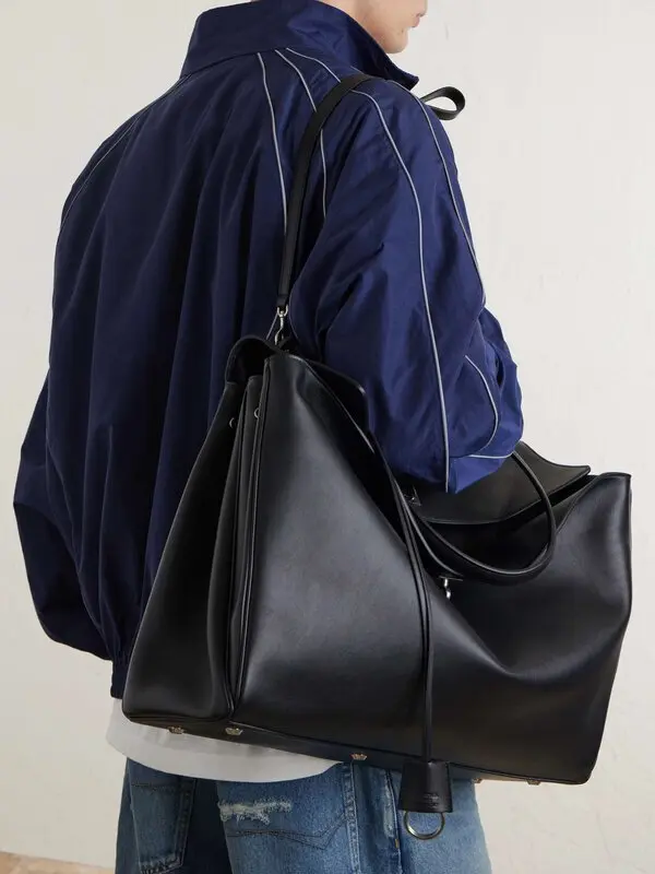 Balenciaga Rodeo Leather Tote Bag