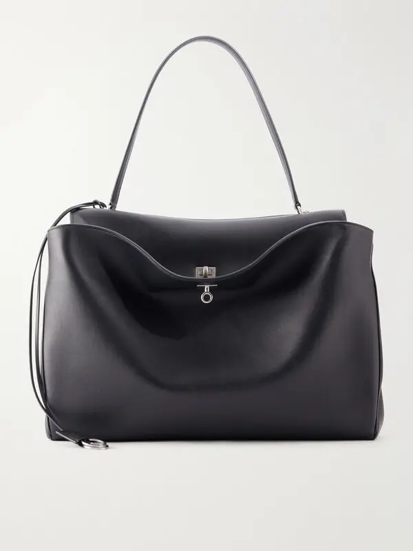 Balenciaga Rodeo Leather Tote Bag