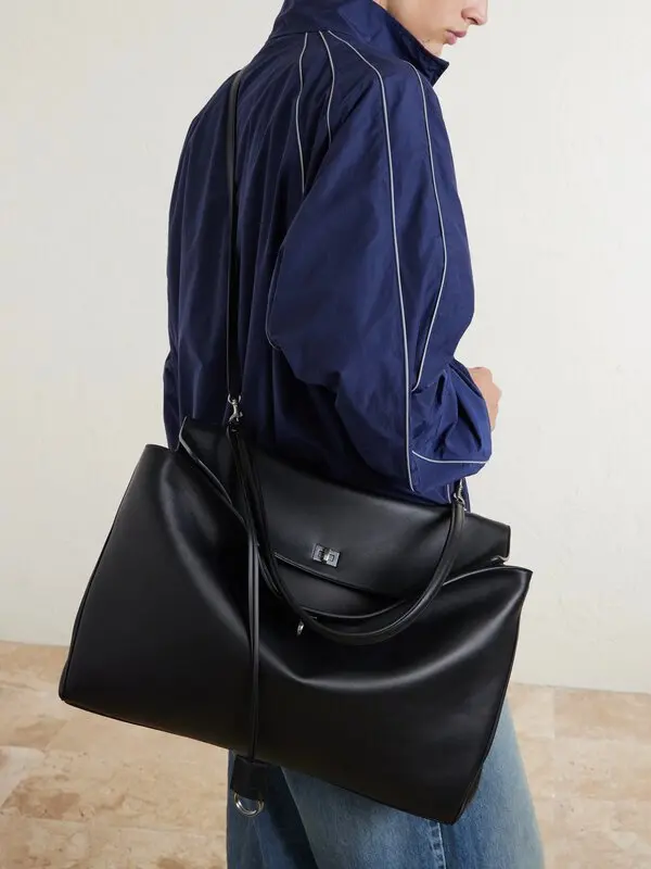 Balenciaga Rodeo Leather Tote Bag