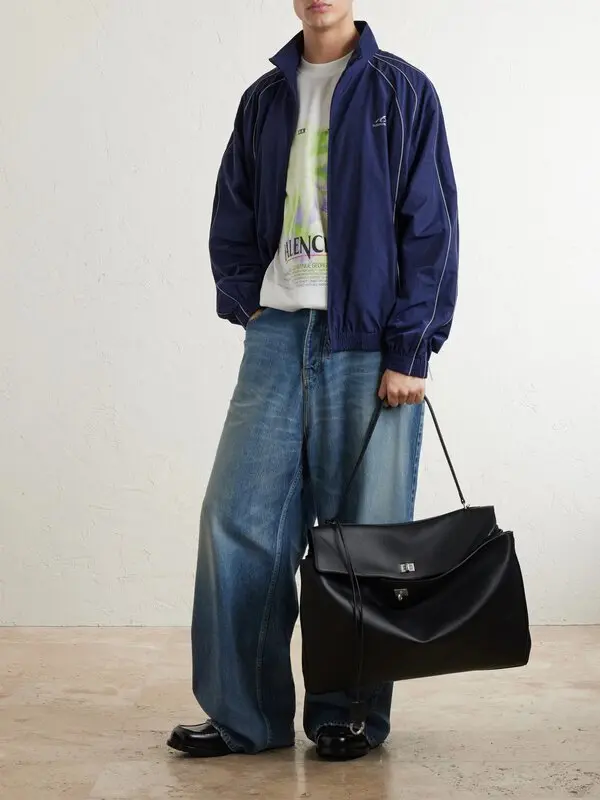 Balenciaga Rodeo Leather Tote Bag