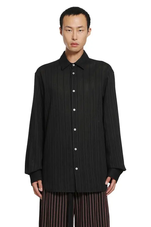 ANN DEMEULEMEESTER Andre Classic Shirt - Black