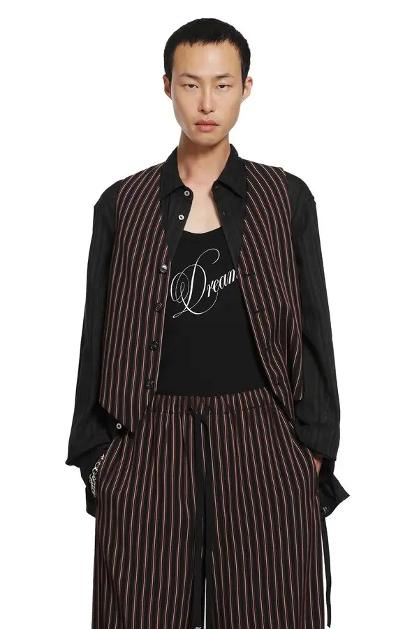 ANN DEMEULEMEESTER Kaare Classic Waistcoat - Red