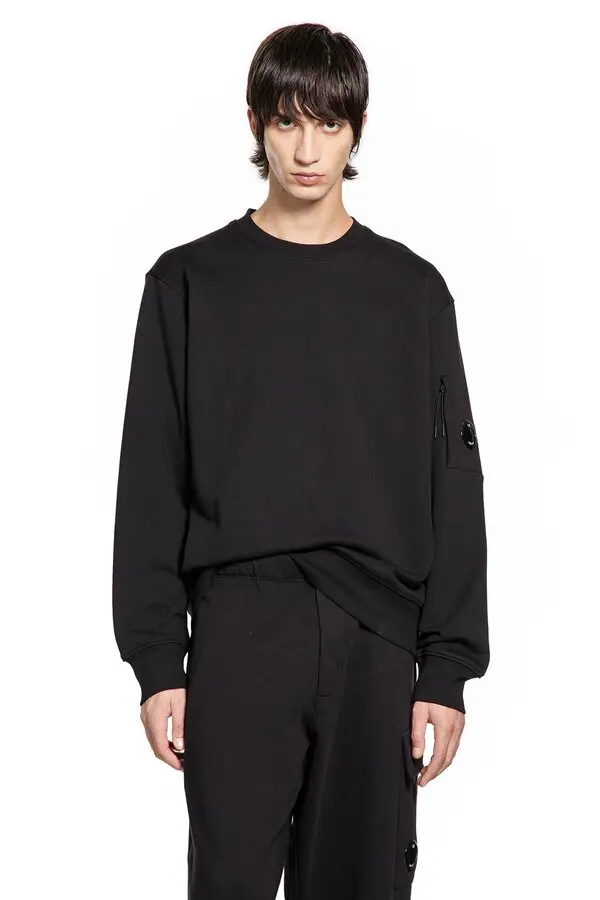 C.P. COMPANY Sweatshirt In Cotton - Black