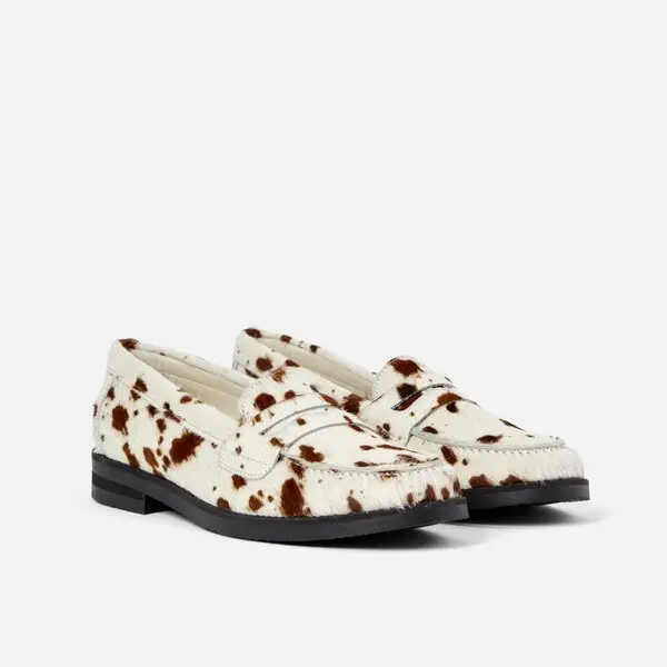 DUKE + DEXTER Wilde Cow Pony Penny Loafer