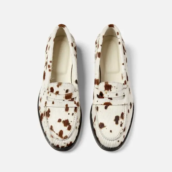 DUKE + DEXTER Wilde Cow Pony Penny Loafer