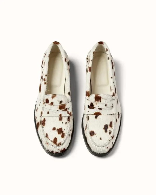 DUKE + DEXTER Wilde Cow Pony Penny Loafer