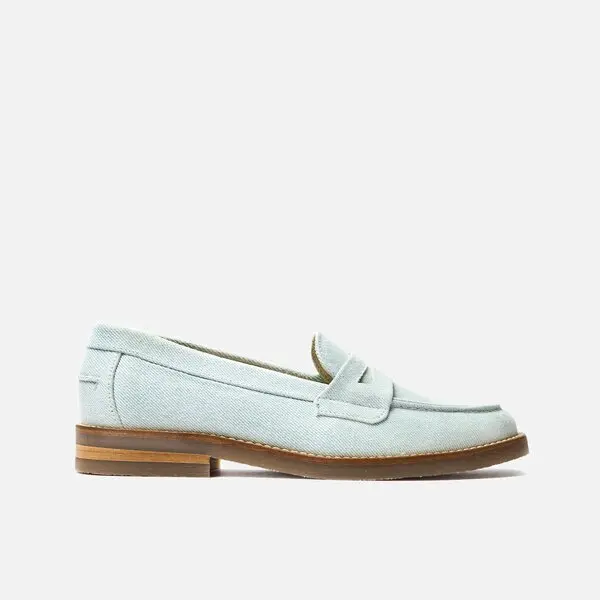 DUKE + DEXTER Wilde Denim Penny Loafer