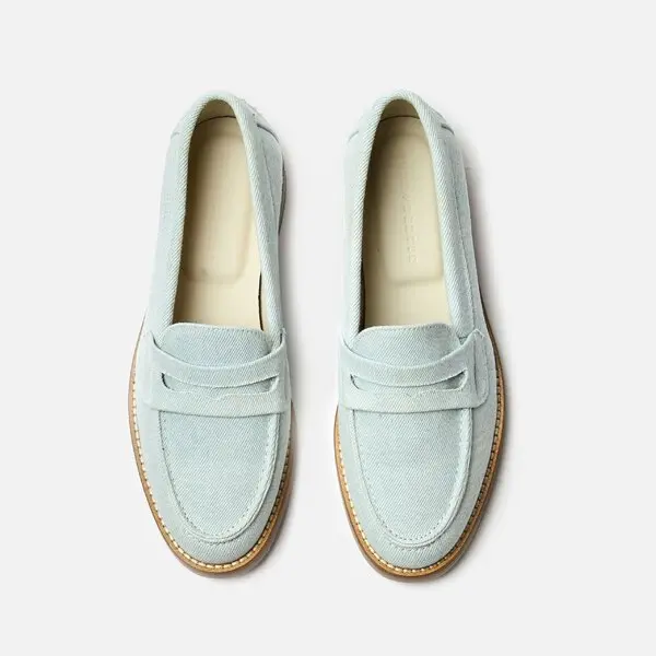 DUKE + DEXTER Wilde Denim Penny Loafer