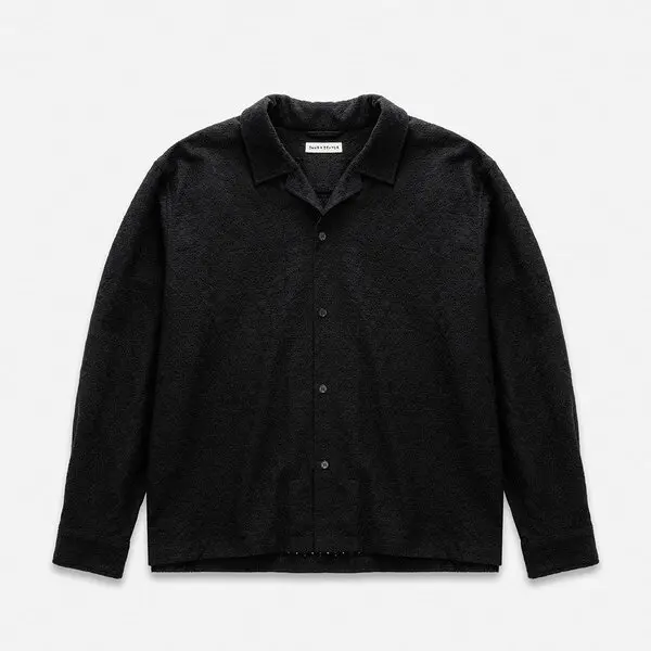 DUKE + DEXTER Duke Crochet Shirt - Black