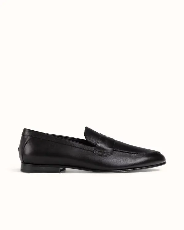 DUKE + DEXTER Caine Penny Loafer - Black