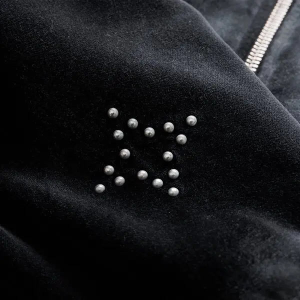 DUKE + DEXTER Pd Lucky 7 Sunfade Velvet Souvenir Bomber Jacket