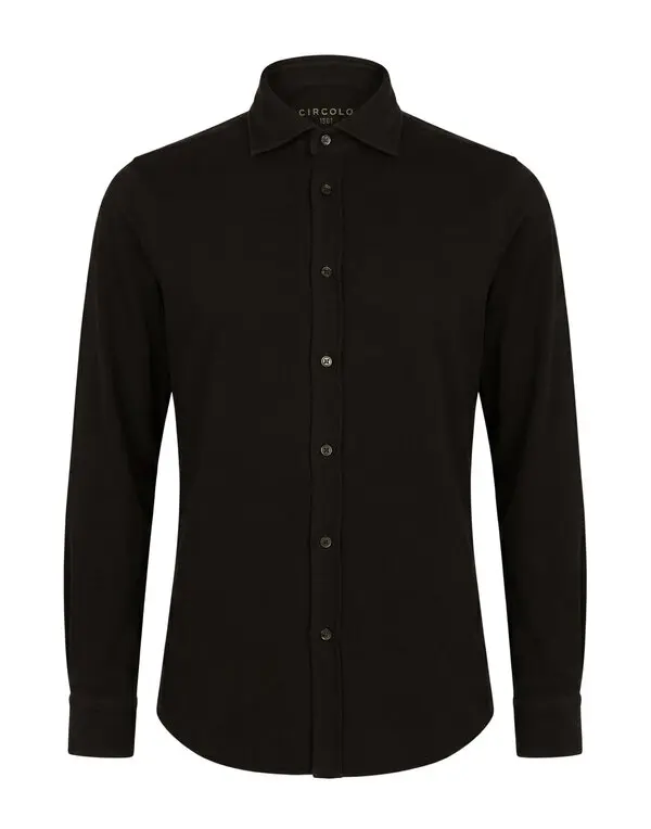 CIRCOLO 1901 Shirt Size Cotton, Elastane - Charcoal