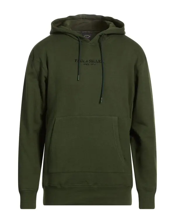 Paul & Shark Cotton Terry Hoodie - Green