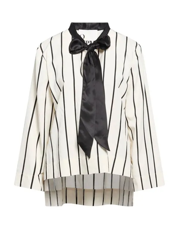8PM Viscose And Polyester Blend Blouse With Bow Detail