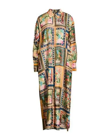 Momoni Maxi Dress Size Silk - Green