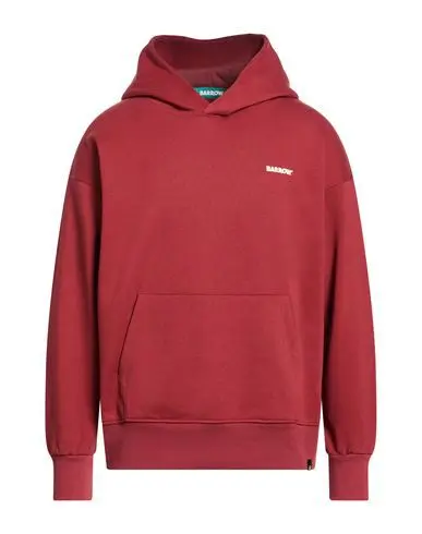 BARROW Cotton Fleece Hoodie With Logo - Red