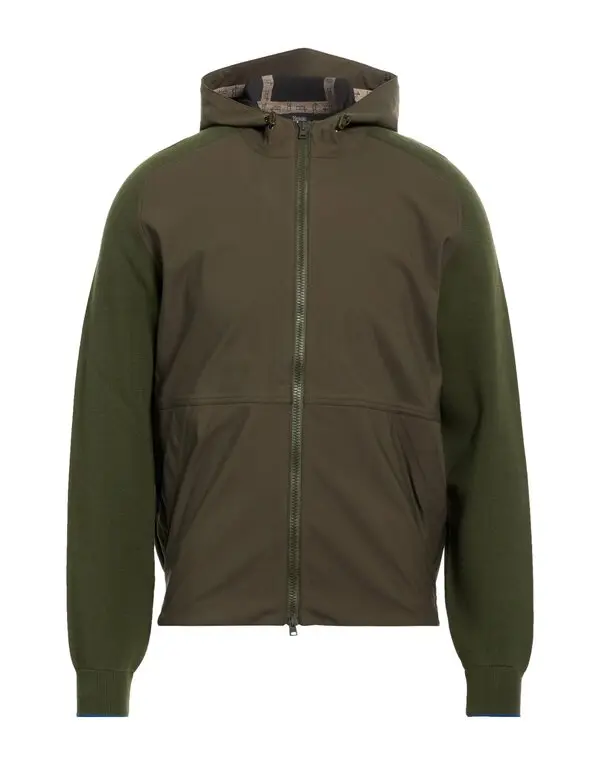 Herno Jacket Military Size Cotton, Polyamide, Polyester, Elastane