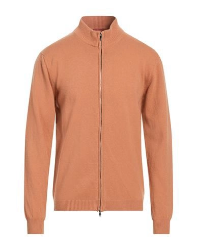 DANIELE FIESOLI Wool & Cashmere Zip-up Cardigan - Tan
