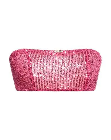 Elisabetta Franchi Top Fuchsia Size Polyester, Elastane