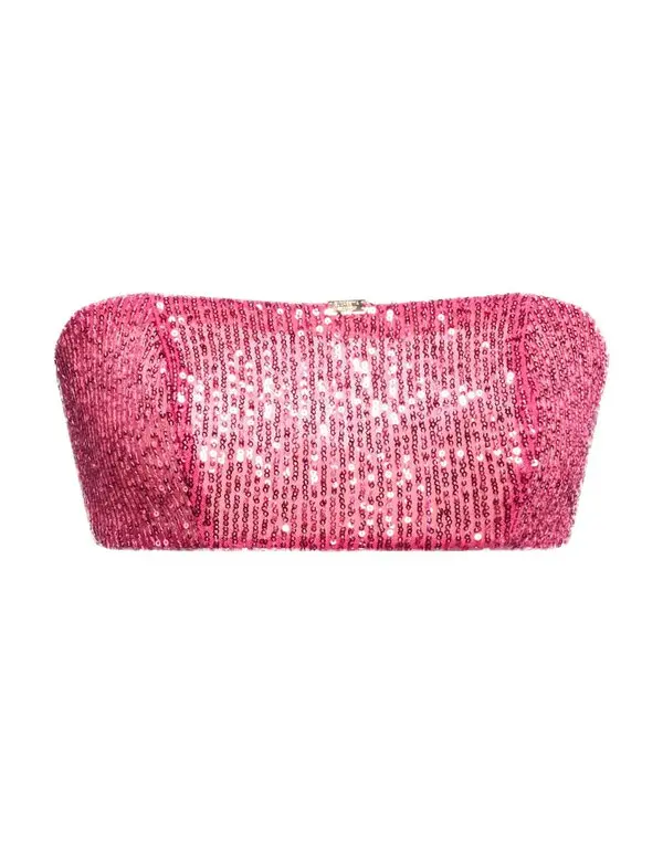 Elisabetta Franchi Top Fuchsia Size Polyester, Elastane