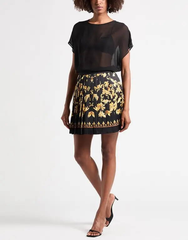 Balmain Top Military Size Silk - Black